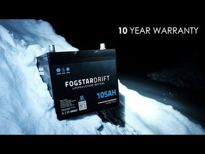 12V 105Ah Lithium Leisure Battery | Fogstar Drift