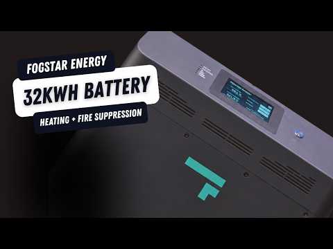 Fogstar Energy 48V 32kWh Battery Heating Fire Suppression Fogstar Energy 48V 32kWh Battery Heating Fire Suppression