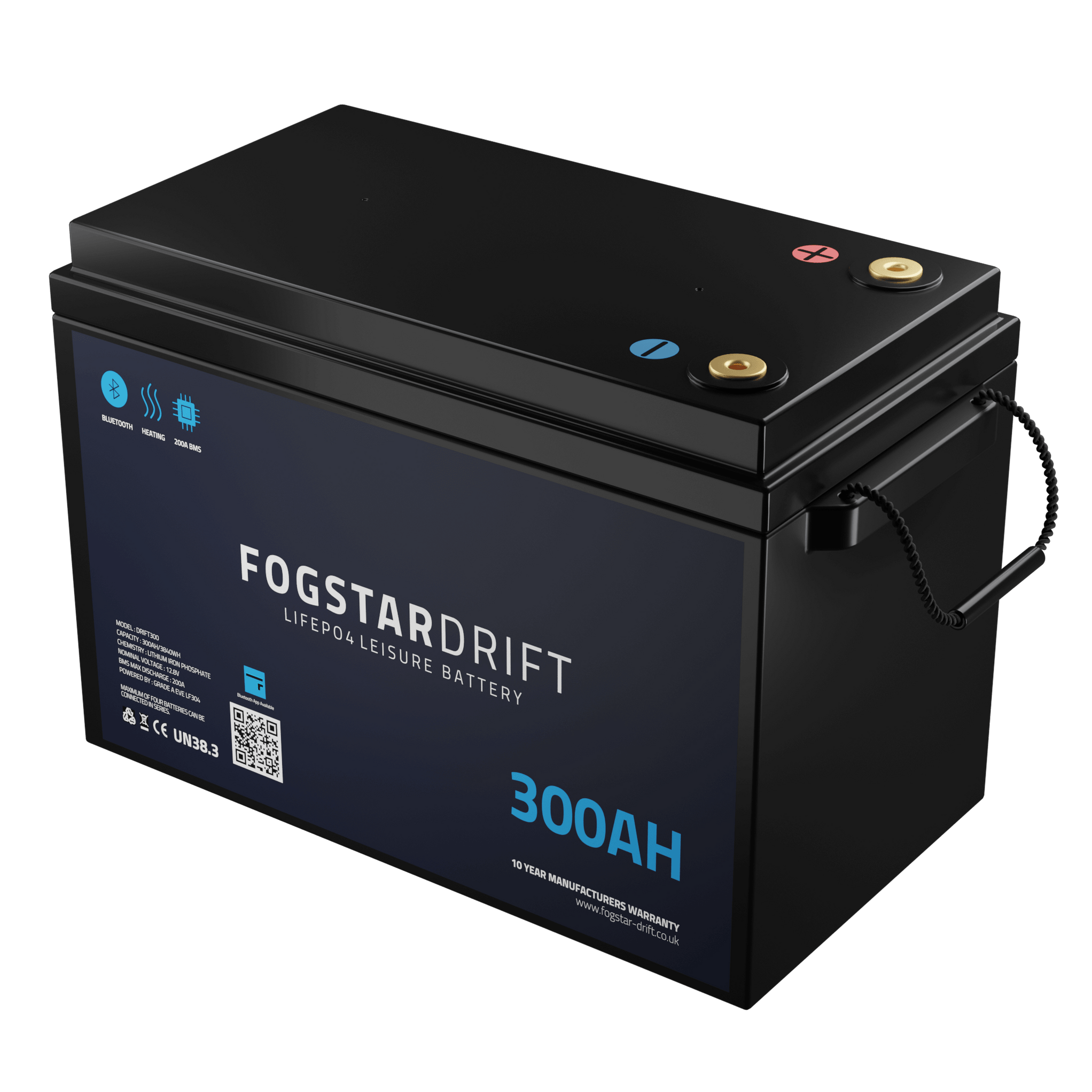 12V 300Ah Lithium Leisure Battery | Fogstar Drift